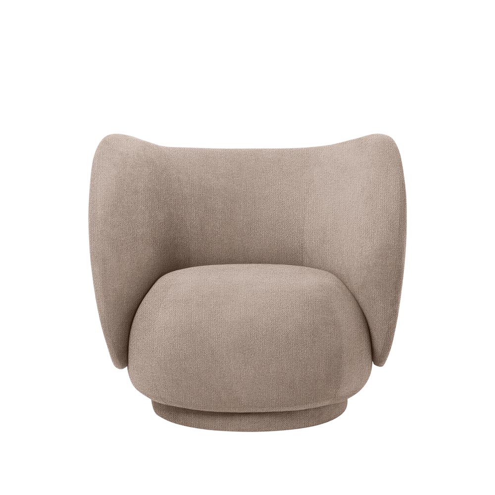 Stóll RICO LOUNGE Bouclé Sand - Epal
