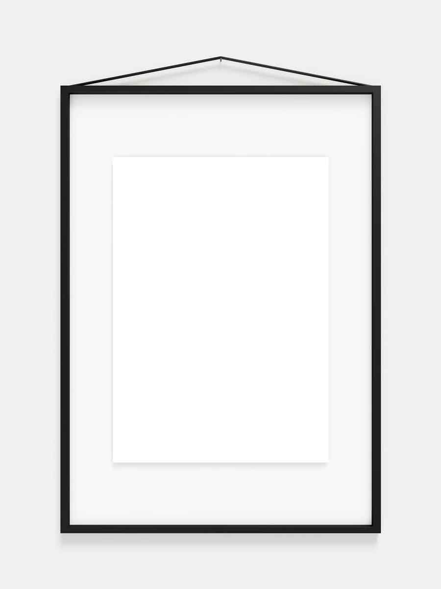 Rammi A2 alu, svartur - Epal