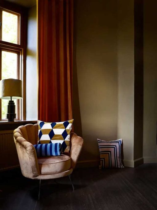 Púði SUSAN 55x55 sierra/dusty white/blac - Epal