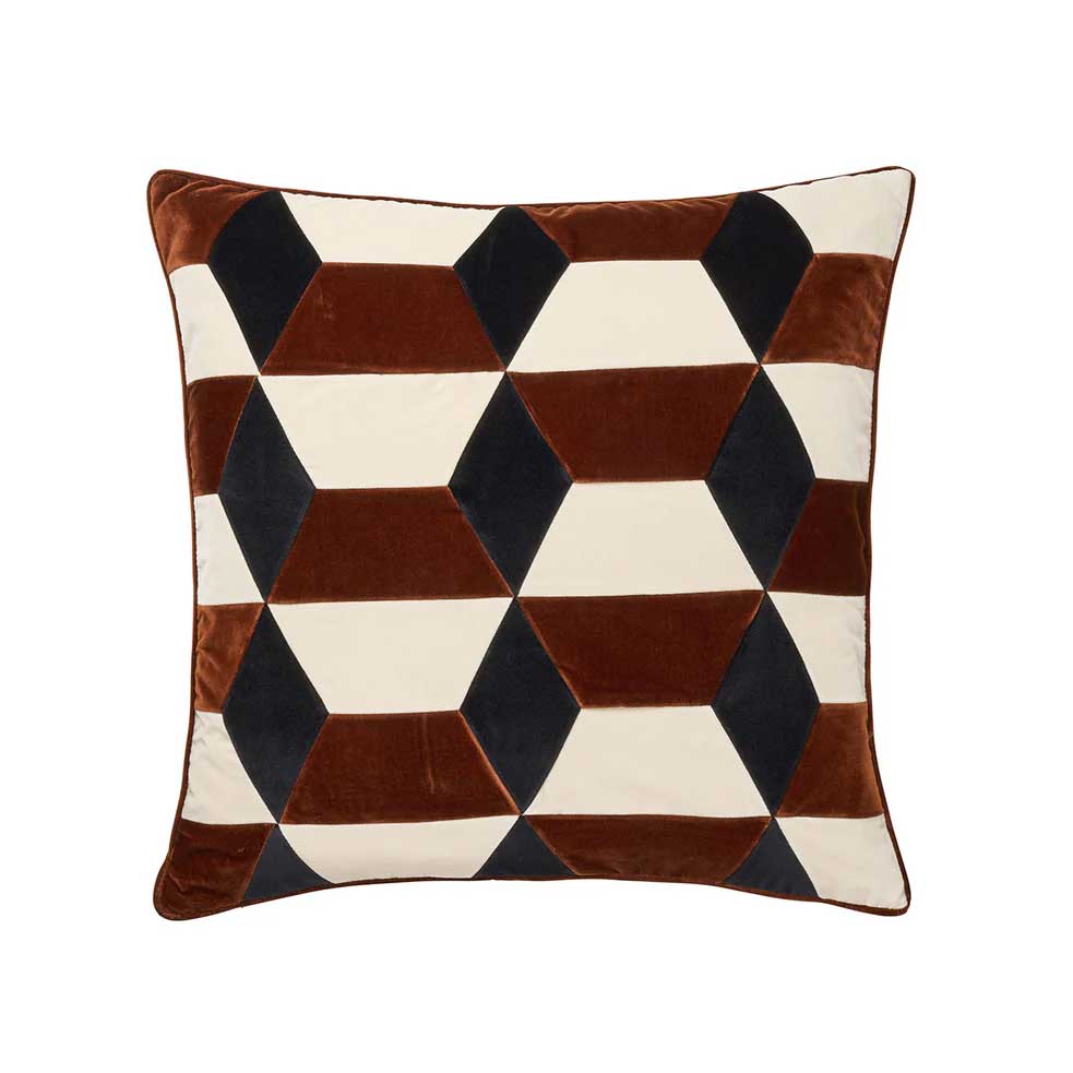 Púði SUSAN 55x55 sierra/dusty white/blac - Epal